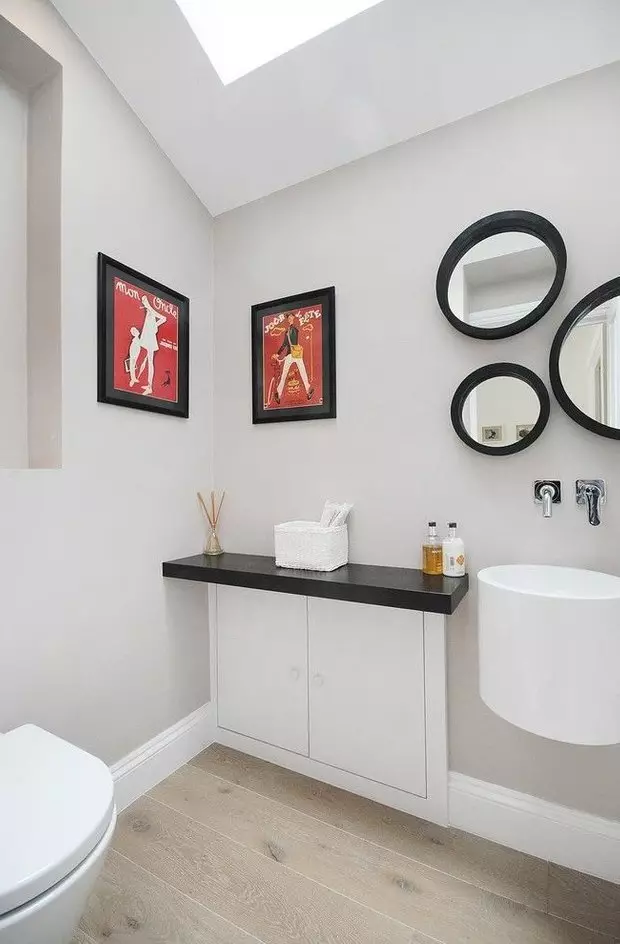 Foto: moderno, bagno in stile scandinavo, accessori, mobili e luce, suggerimenti, bianco, minimalismo, eco - foto