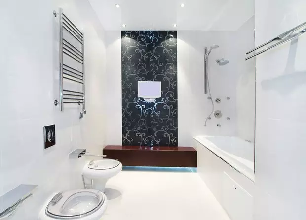 Foto: moderno, bagno in stile scandinavo, accessori, mobili e luce, suggerimenti, bianco, minimalismo, eco - foto