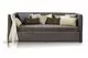 Sofa yo kuryama wenyine V4 190x120 hamwe nubutaka bwa brown kuzamura uburyo