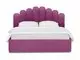 Queen Sharlotta 160x200 Letto viola con meccanismo di sollevamento