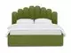 Queen Sharlotta 160x200 Letto verde con meccanismo di sollevamento