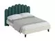 Letto della regina Sharlotta con riscaldamento blu-verde 160x200