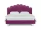 Queen Sharlotta L 160x200 letto colore viola