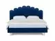 Queen Sharlotta L 160x200 letto blu scuro