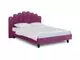 Queen Sharlotta L Purple Color Bed 160x200