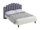 Letto della regina Sharlotta con testiera blu 160x200