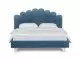 Queen Sharlotta L 160x200 Bed Blue