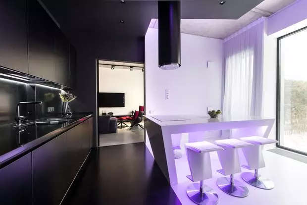 Foto: Küche und Esszimmer im High-Tech-Stil, Tipps, Enzyklopädie_Mebel - Foto