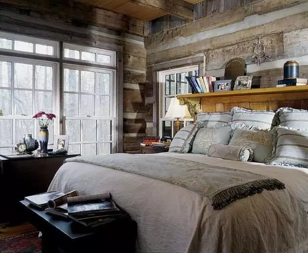 Foto: Provence and Country Style Bedroom, Decoración de interiores, Apartamento, Casa, Decoración - Foto