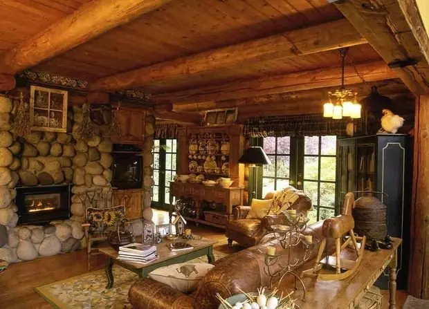 Photo: Living room in Provence and Country style, Interior decor, Apartment, House, Decor - Photo