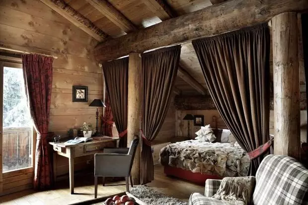 Foto: Provence and Country Styl Slaapkamer, Binne-dekor, woonstel, huis, dekor - foto