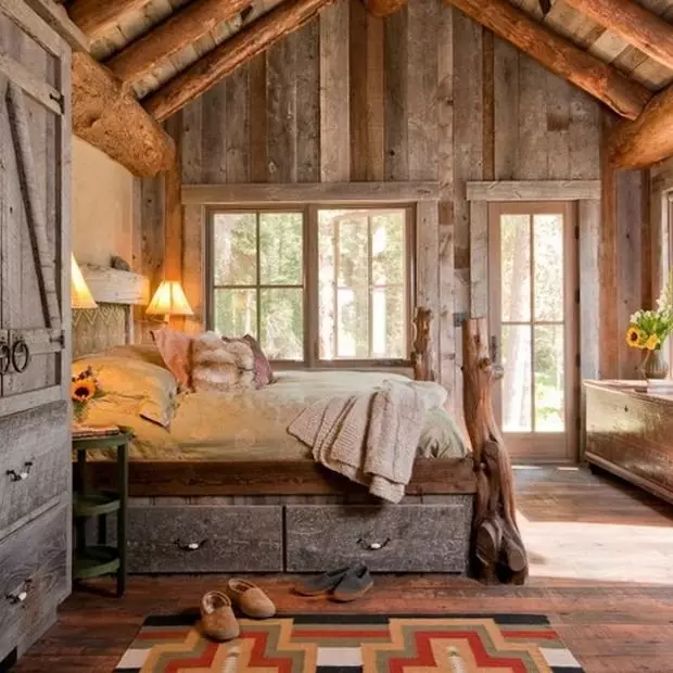 Photo: Provence and Country Style Bedroom, Decor Interior, Pangsapuri, Rumah, Hiasan - Foto