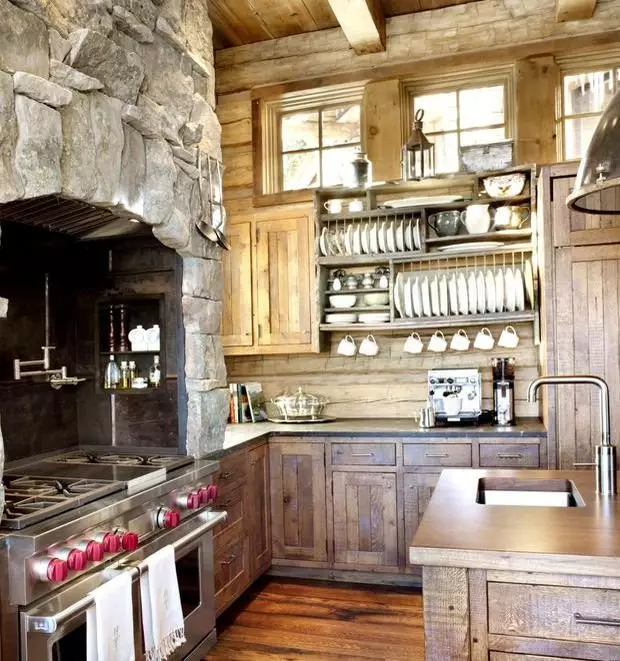 Photo: Kitchen and dining room in the style of Provence and Country, Interior decor, Apartment, House, Decor - Photo