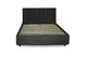 BED CLAIRE 160x200 көтөрүү механизми менен кара