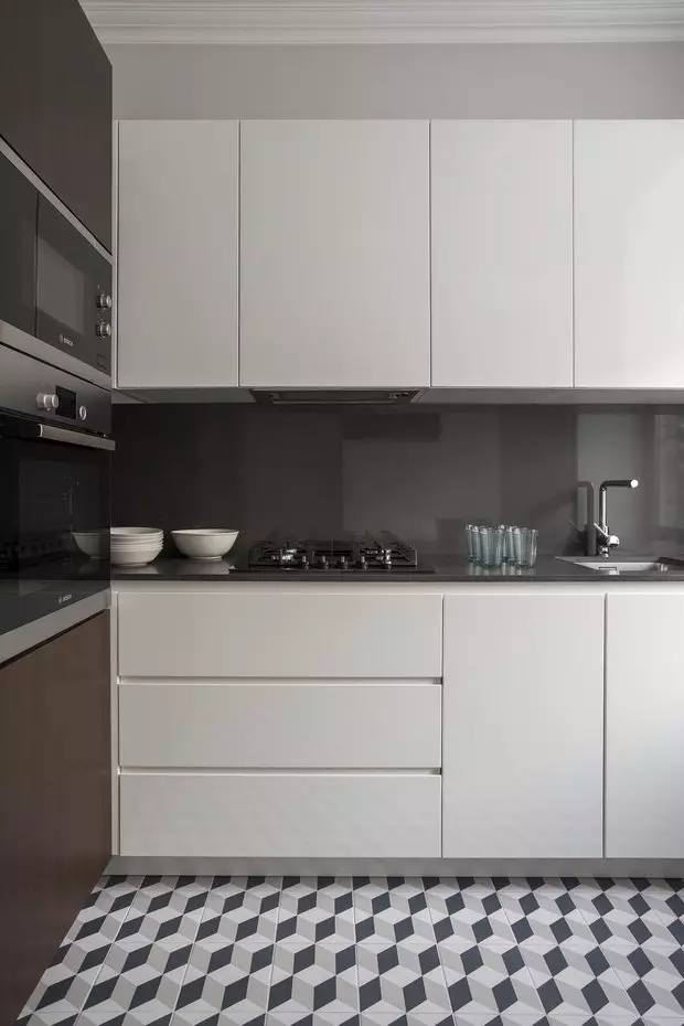 Foto: Keuken en itenkeamer yn moderne styl, tips - foto