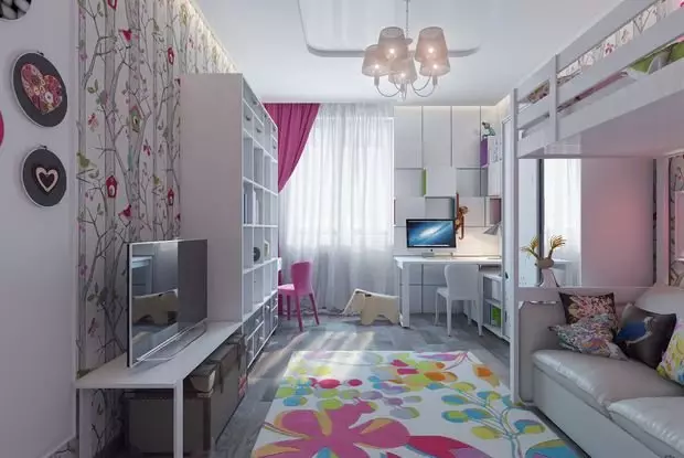 Foto: kamar tidur dengan gaya modern, anak-anak, dekorasi interior, apartemen, rumah, perencanaan, dekorasi, tips - foto