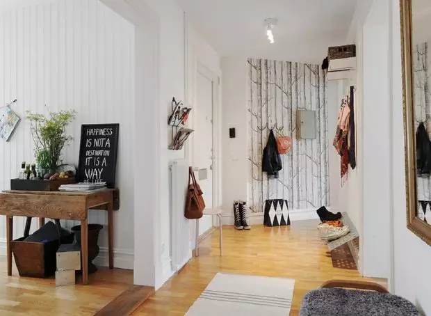 Foto: Strast v stilu Scandinavski, moderni, notranji dekor, majhen apartma, apartma, nasveti - fotografija