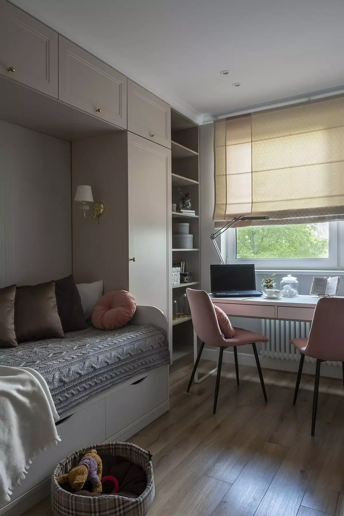 Argazkia: Haurren estilo modernoa, eklektikoa, apartamentua, asteko proiektua, Mosku, 3 logela, 60-90 metro, Hego Butovo, D.A. Barruko diseinua, Anna Korosko - argazkia