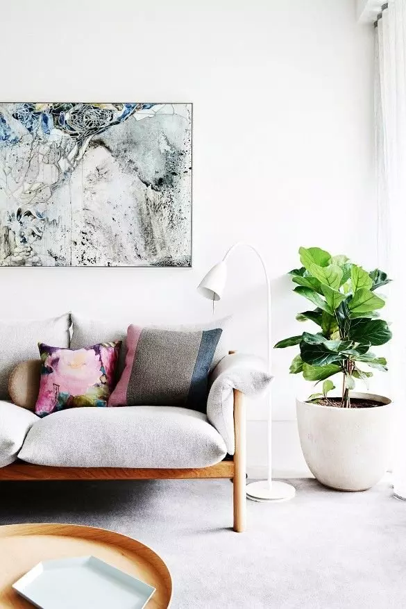 Foto: Moderne woonkamer, interieur, bloemisterij, decor, tips - foto