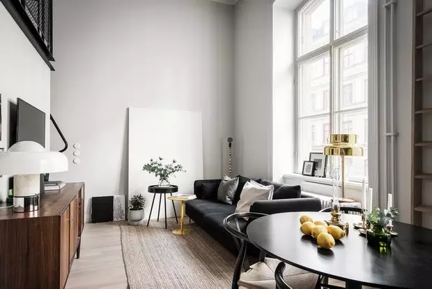 Foto: Skandinavisk stue, Loft, Indretning, Lejlighed, Studio, Stockholm, 40-60 meter - Foto