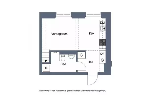 Kuva: tyylin suunnittelu, parvi, skandinaavinen, sisustus, huoneisto, studio, Tukholma, 40-60 metriä - Kuva