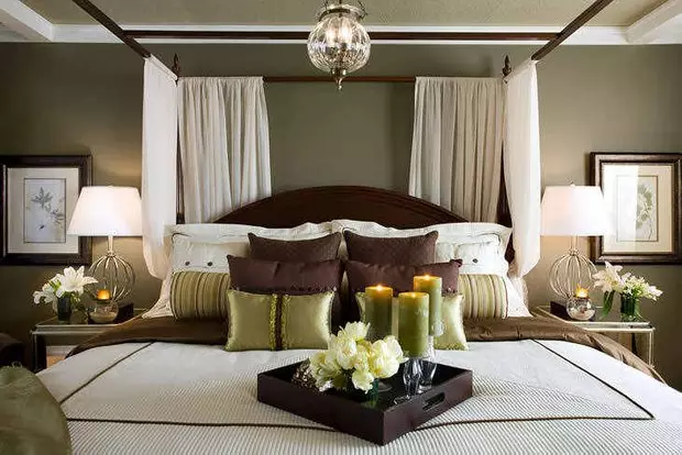 Photo: Bedroom in style, France, interior of rooms - Photo