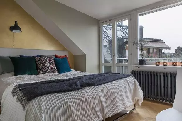 Foto: Kamar Tidur dalam Skandinavia Gaya, Elektik, Dekorasi Interior, Apartemen, Swedia, Stockholm, 4 dan lebih, Lebih dari 90 Meter - Foto