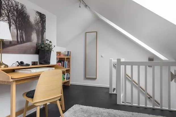 Foto: Kabinet Gaya Skandinavia, eklektik, dekorasi interior, apartemen, Swedia, Stockholm, 4 dan lebih, lebih dari 90 meter - Foto