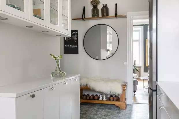 Foto: Cozinha e sala de jantar no estilo de minimalismo, escandinavo, eclético, decoração interior, apartamento, suécia, estocolmo, 4 e mais, mais de 90 metros - foto