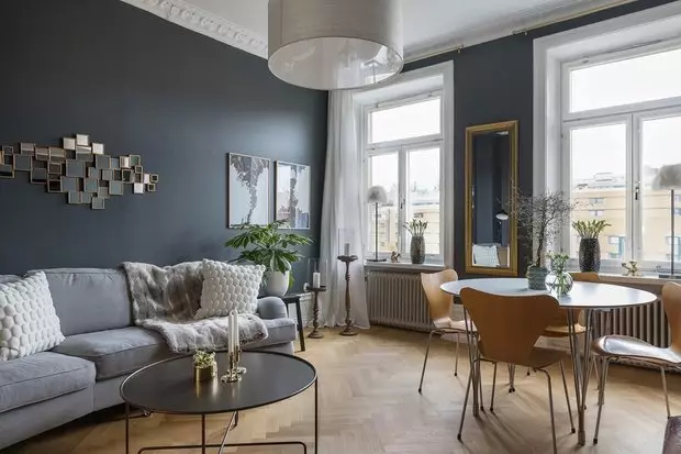 Foto: Ruang Tamu di Modern, Skandinavia, Elektik, Dekorasi Interior, Apartemen, Swedia, Stockholm, 4 dan lebih, lebih dari 90 meter - Foto