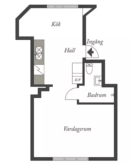 Fotó: Egyéb stílusban, skandináv, kis lakás, apartman, házak és apartmanok - Fénykép