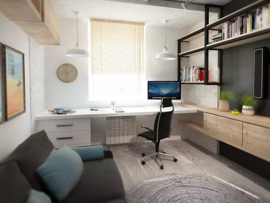 Photo: Office in Style Loft, Pangsapuri, Rumah dan Pangsapuri, IKEA, Projek Minggu, Cosmorelax - Foto