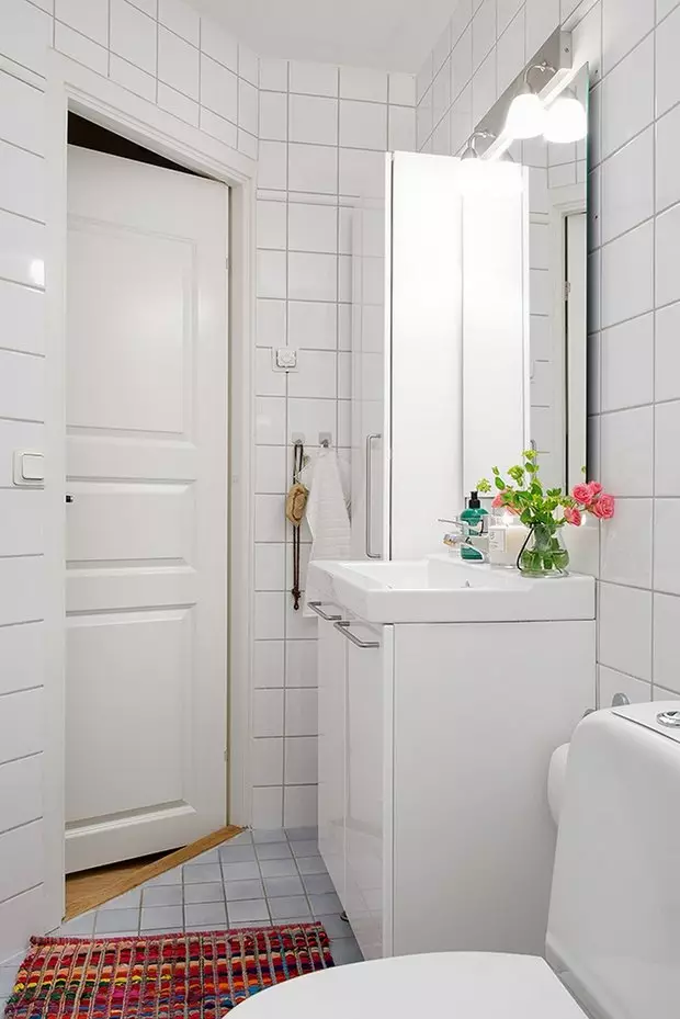 Foto: skandinavisches Badezimmer, modern, Inneneinrichtung, Zubehör, Dekor, Tipps, Eco, Reinigung, Allgemeine Reinigung, Badezimmerreinigung - Foto