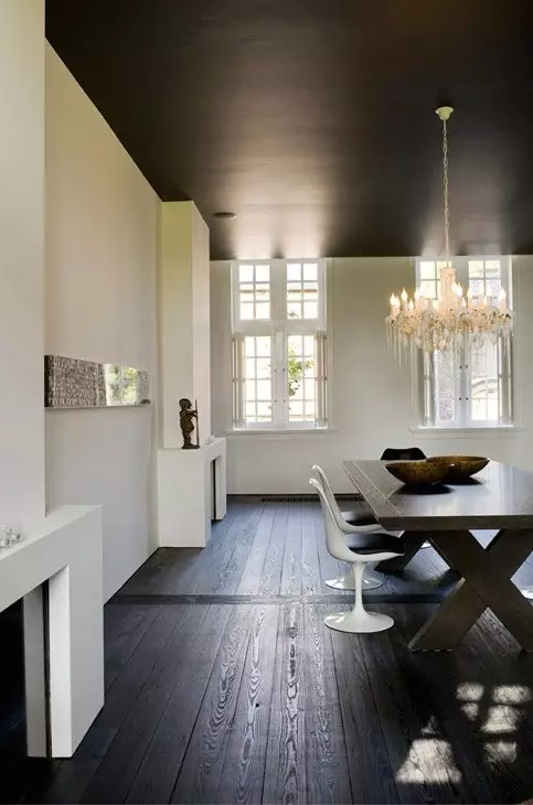 Photo: Kitchen and dining room in Scandinavian style, interior decor, interior design, color in the interior - Photo