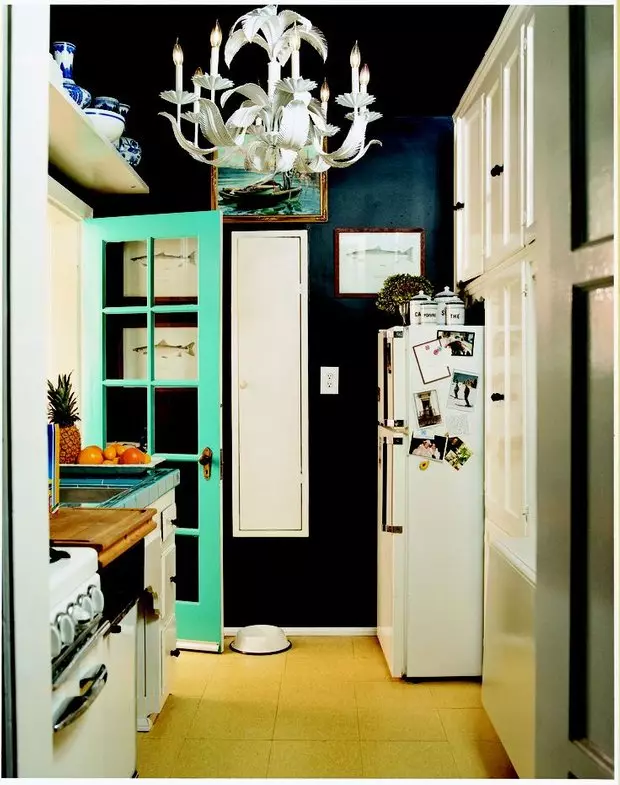 Photo: Cuisine et salle à manger en style éclectique, décoration d'intérieur, design d'intérieur, couleur intérieure - Photo