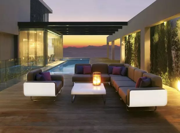 Foto: Balkon, Teras Modern, Landscape, Flos, Furniture & Light, Lifestyle, Cottage, Garden - Foto