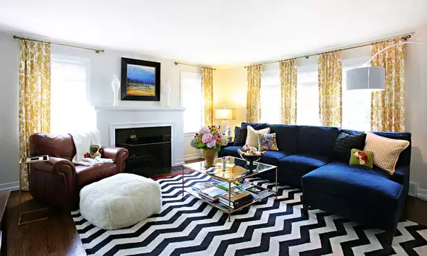 Picha: Eclectic style Living Room, Mapenzi ya ndani, Nyumba, Mapambo ya Nyumbani, Nguo - Picha