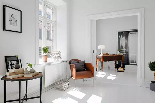 Photo: séjour en style scandinave, moderne, style de vie, astuces - photo