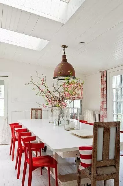 Photo: Cuisine et salle à manger en style scandinave, moderne, style de vie, astuces - photo