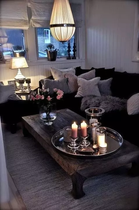 Foto: Woonkamer in Scandinavische stijl, levensstijl, tips - foto