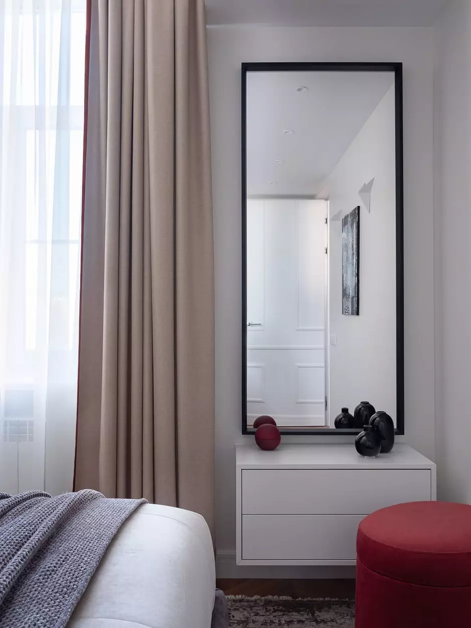 Larawan: Bedroom sa estilo ng modernong, apartment, proyekto ng linggo, Moscow, Stalinka, 4 at higit pa, higit sa 90 metro, Natalia solo - larawan