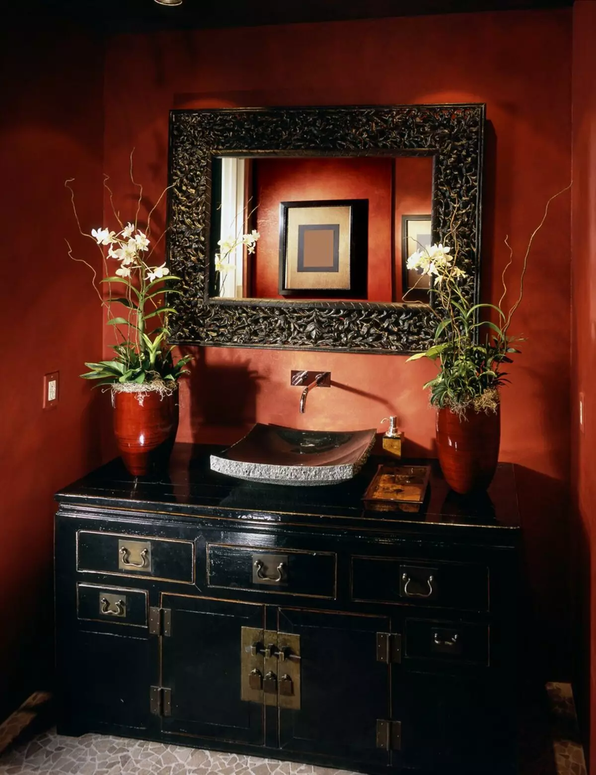 Foto: Baño al estilo de Provenza y País, Moderno, Oriental, Decoración de Interiores, Pequeño Apartamento, Apartamento, Color en el interior, Estilo de vida, Consejos - Foto