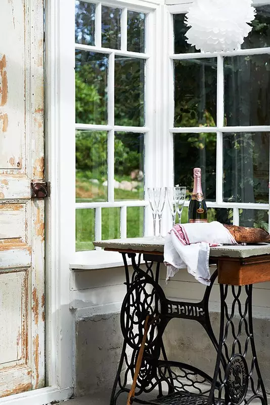 Foto: En el estilo de la Provenza y el país, escandinavo, Casa, Color en el interior, Casas y apartamentos, Blanco, Proyecto de la semana, Casa Rural, Vintage - Foto