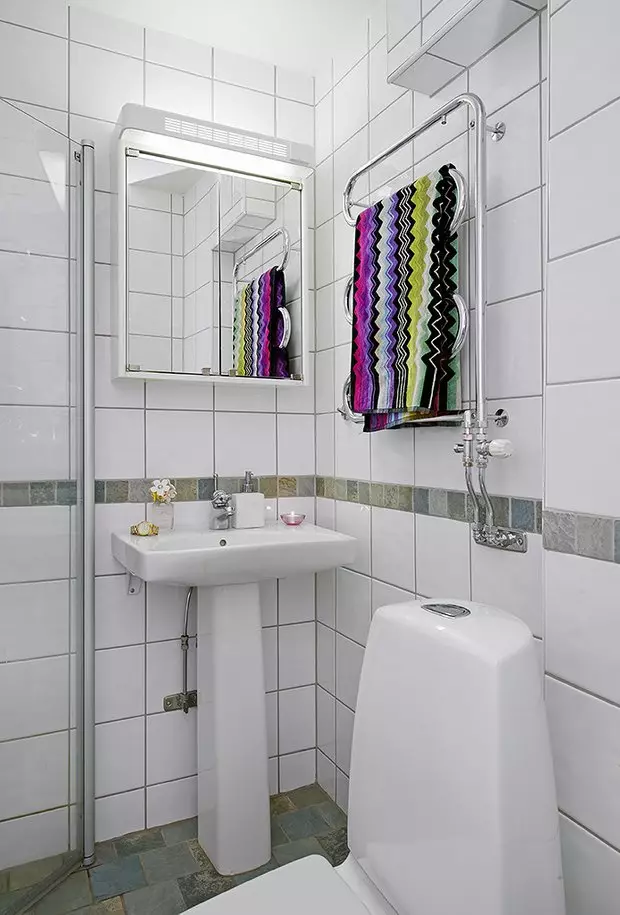 Foto: Baño al estilo de moderno, escandinavo, pequeño apartamento, apartamento, casas y apartamentos - Foto