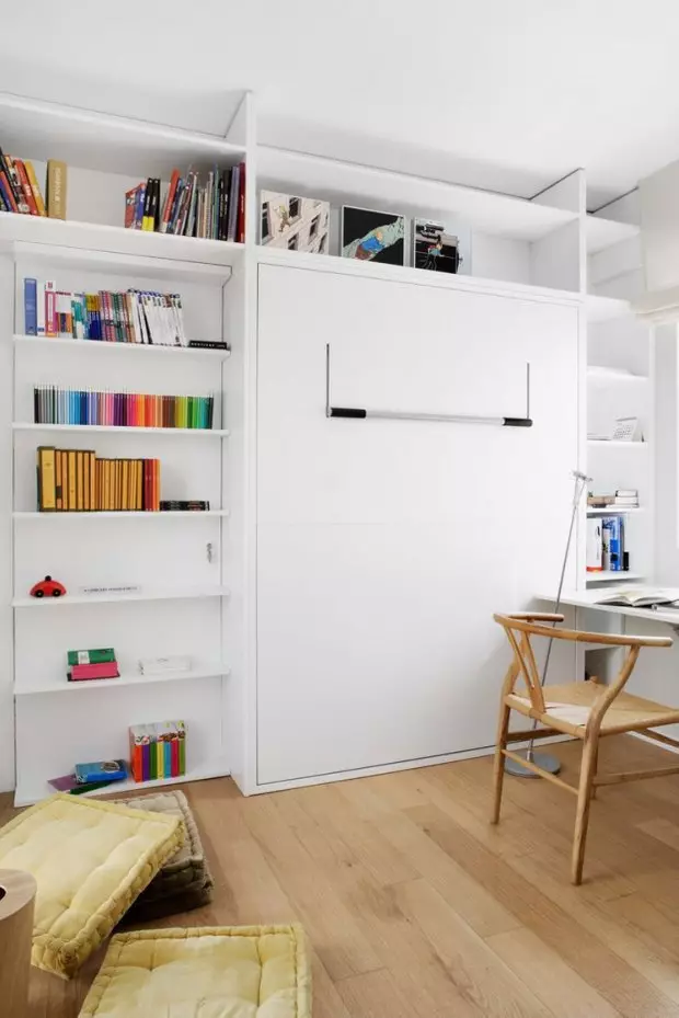 Foto: Cuarto de estilo loft, moderno, ecléctico, apartamento, casas e apartamentos, minimalismo - Foto