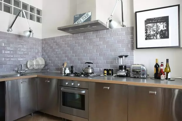 Foto: Keuken en eetkamer in moderne stijl, klein appartement, appartement, huizen en appartementen, IKEA - Foto