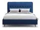 Bed Bergamo Blue 160x200.