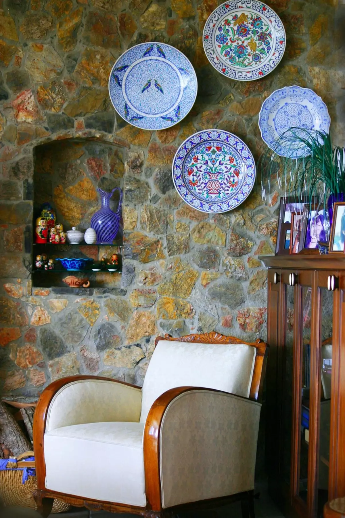 Foto: provence e decoração do país, moderna, decoração interior, móveis e luz, cadeira - foto